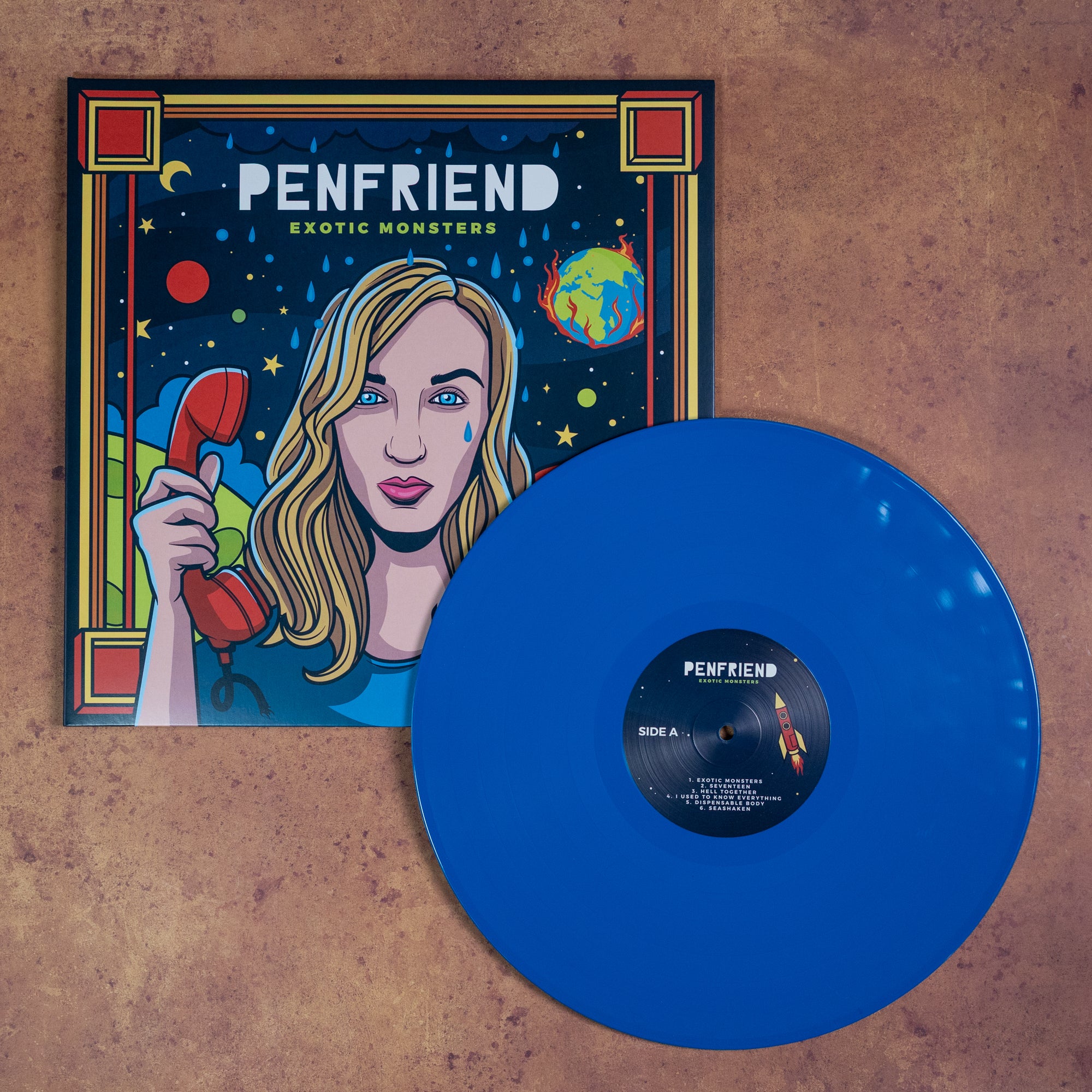 Exotic Monsters (2021) - Space Blue Vinyl + download code – Penfriend